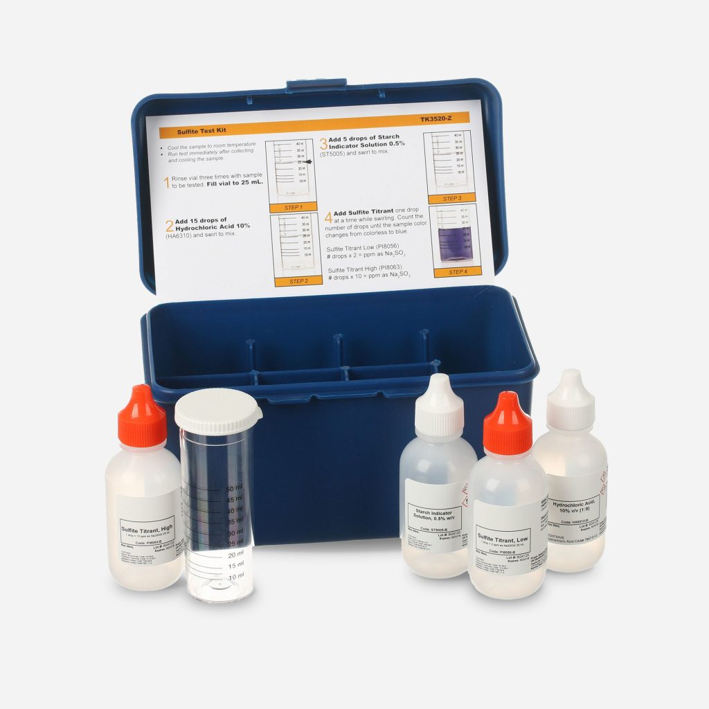 Sulfite Drop Count Test Kit | Pyxis Lab®